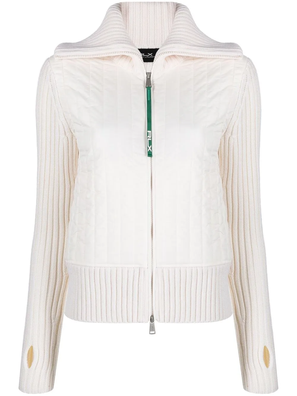 RLX Ralph Lauren 퀼팅 집업 재킷 | 화이트 | FARFETCH KR