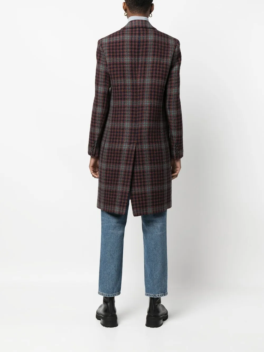 Ps Paul Smith Epsom Check Pattern Coat Farfetch