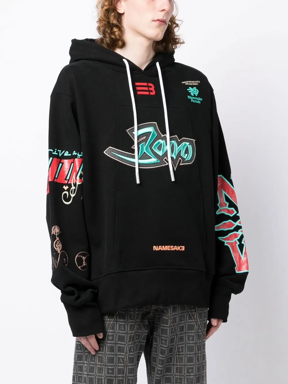 NAMESAKE Hoodie Mit Logo Print Farfetch namesake-hoodie-mit-logo-print-farfetch