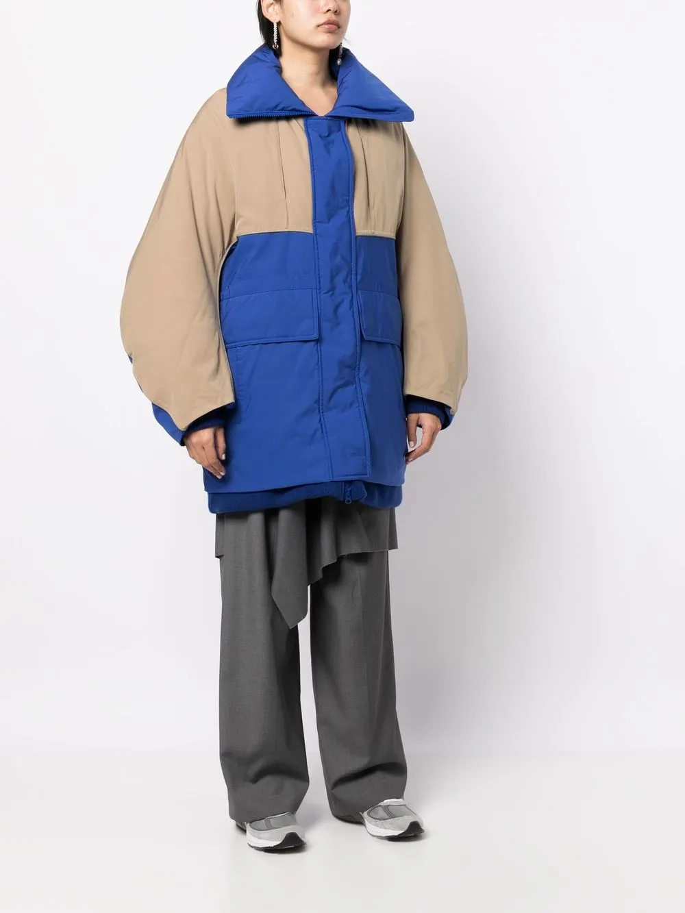 Goen.J zip-up Padded Coat | Blue | FARFETCH