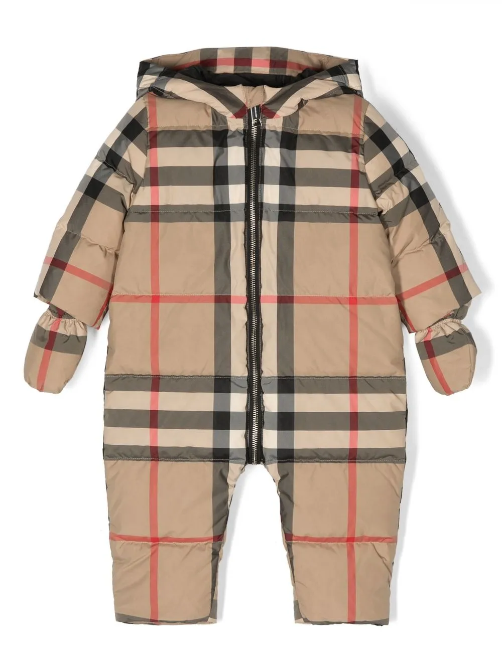 Burberry Babies' Vintage Check Puffer Suit | ModeSens