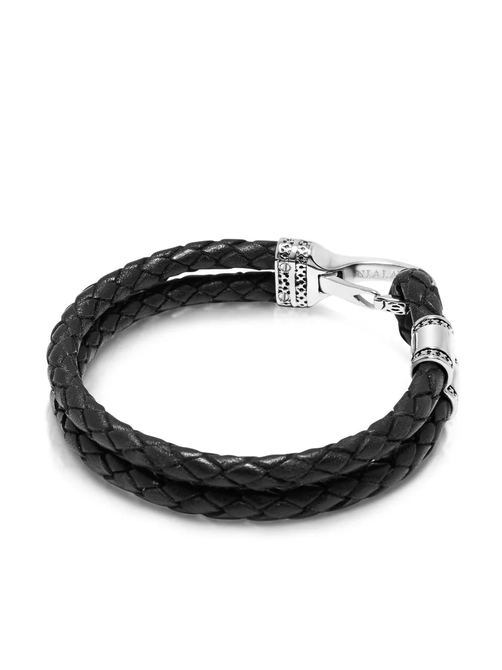 Nialaya Jewelry Bali clasp-lock Bracelet | Black | FARFETCH