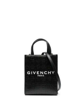 Givenchy Mini monogram-pattern Tote Bag | Black | FARFETCH UK