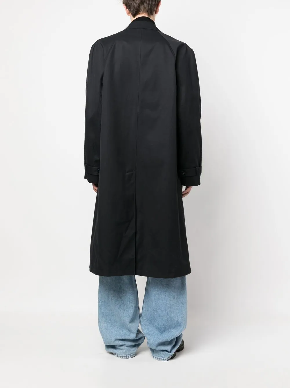 Martine Rose notched-lapel single-breasted Coat | Black | FARFETCH