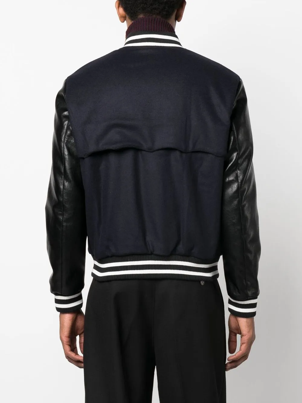 Baracuta Patch-detail Varsity Jacket In Blue | ModeSens