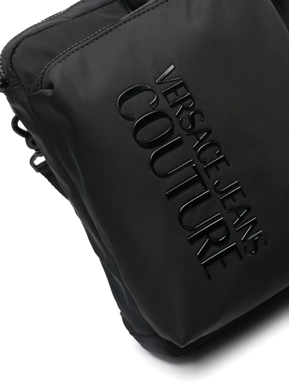 Versace Jeans Couture Logo-embossed Laptop Bag In Black | ModeSens