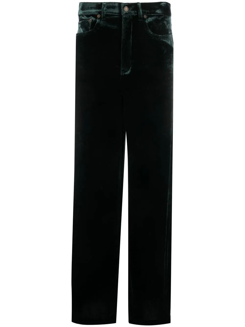 Saint Laurent Velvet Wide leg Trousers Farfetch saint-laurent-velvet-wide-leg-trousers-farfetch