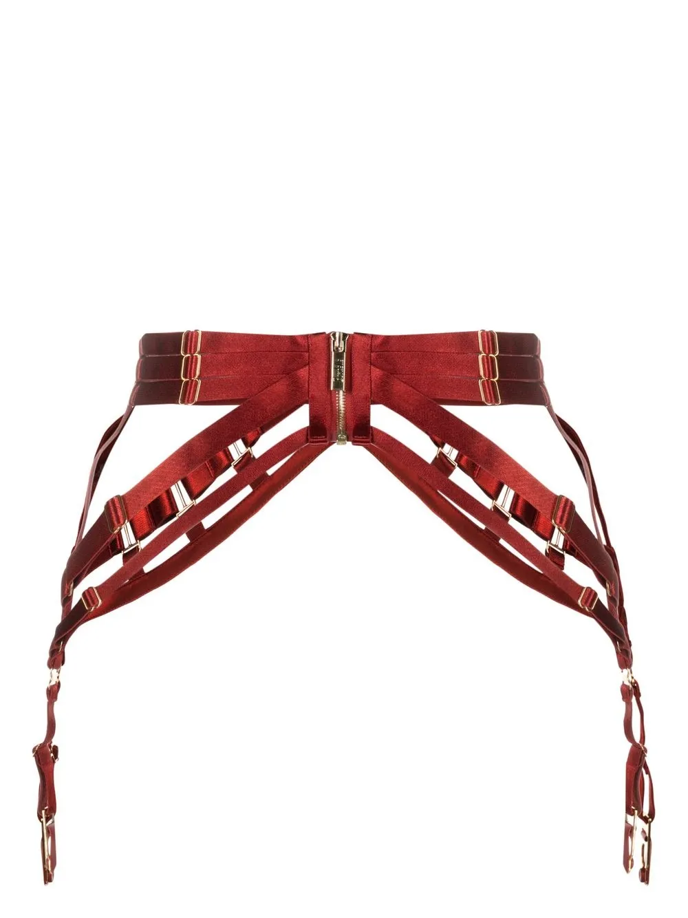 Bordelle Multi Strap Panelled Suspender Belt Farfetch