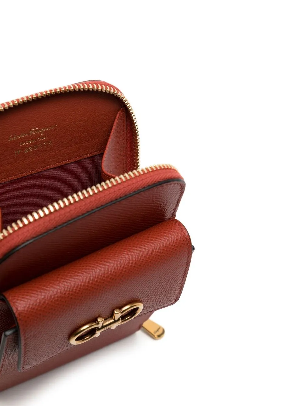 Ferragamo The Gancini Leather Phone Case - Farfetch