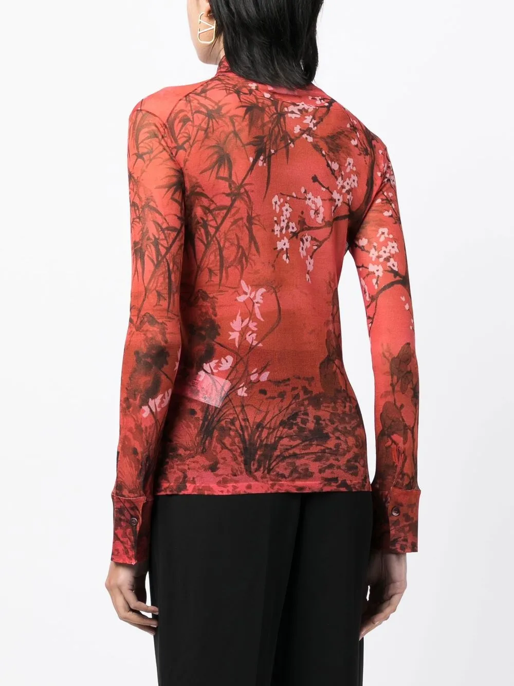 Ferragamo long-sleeve Translucent Shirt - Farfetch