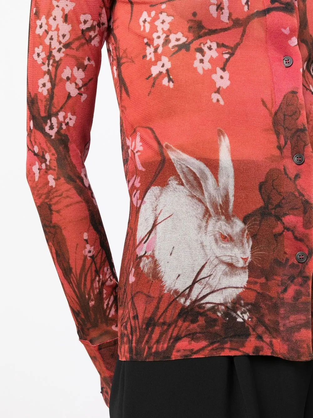 Ferragamo long-sleeve Translucent Shirt - Farfetch