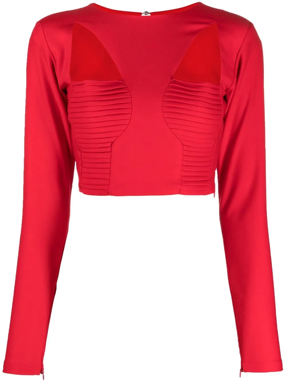 CONCEPTO Cut out Cropped Top Farfetch CONCEPTO Cut out Cropped Top Farfetch