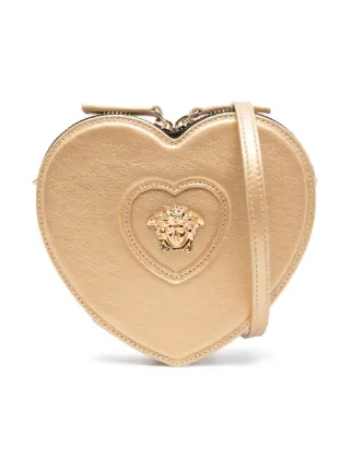 Versace Kids heart-cut medusa-head Bag | Gold | FARFETCH