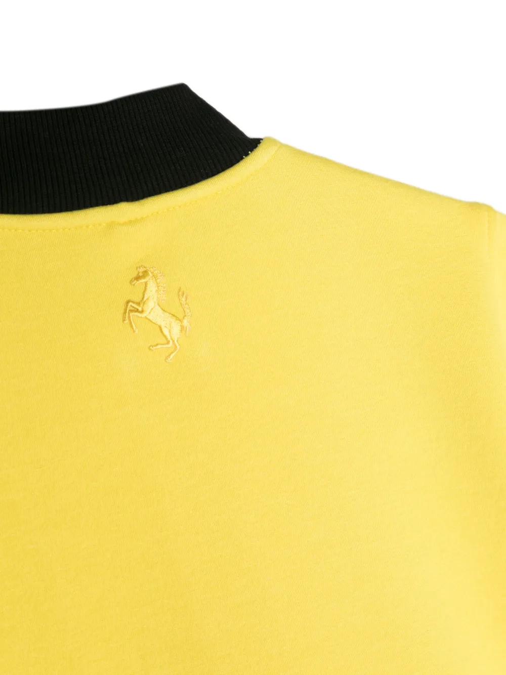 Ferrari Kids' Logo-embroidered Bomber Jacket In Yellow | ModeSens