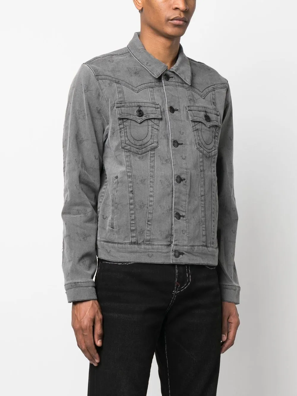 True Religion Jacket Grey at Edwin Frost blog