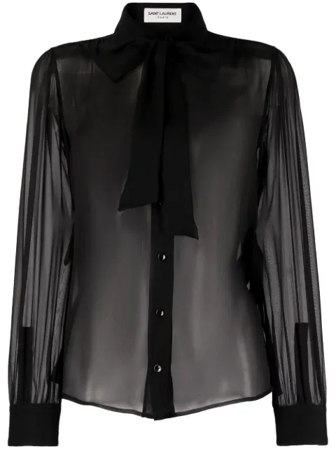 Saint Laurent Tops for Women | YSL T-Shirts | FARFETCH US