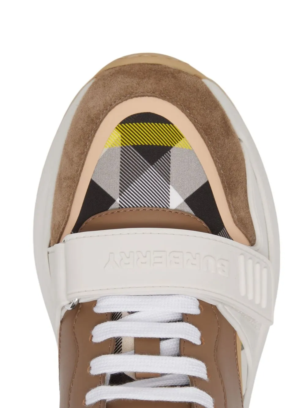 Burberry check-panelled Sneakers - Farfetch