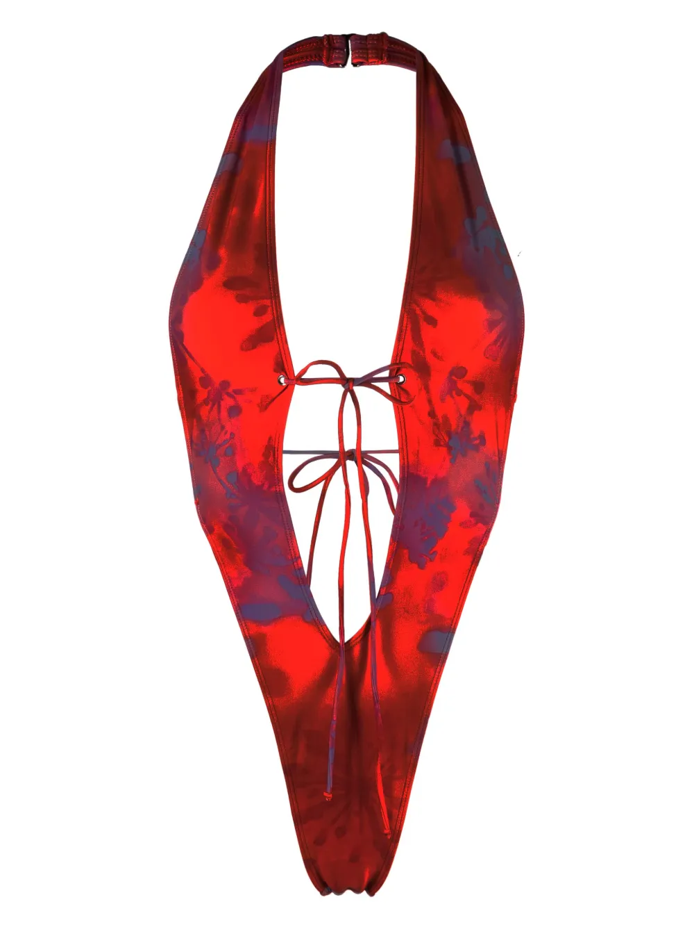 Miaou High Cut Thong One Piece Farfetch