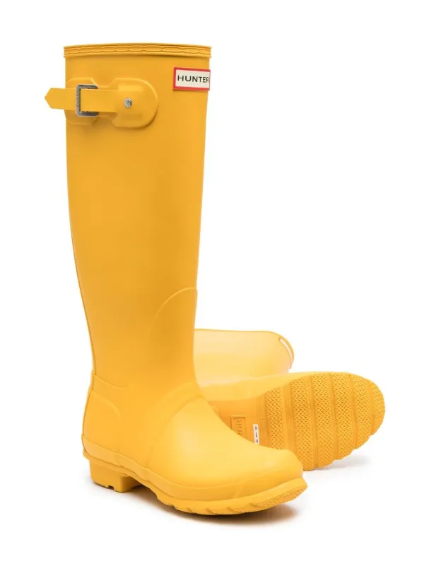 Yellow Hunter Rain Boots