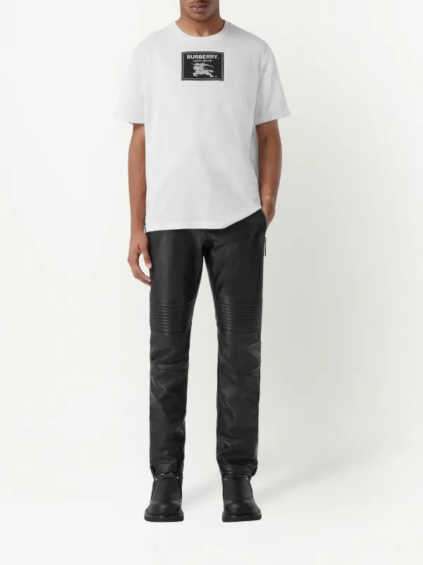 Burberry EKD Appliqué T-shirt | White | FARFETCH Burberry EKD Appliqué T-shirt | White | FARFETCH