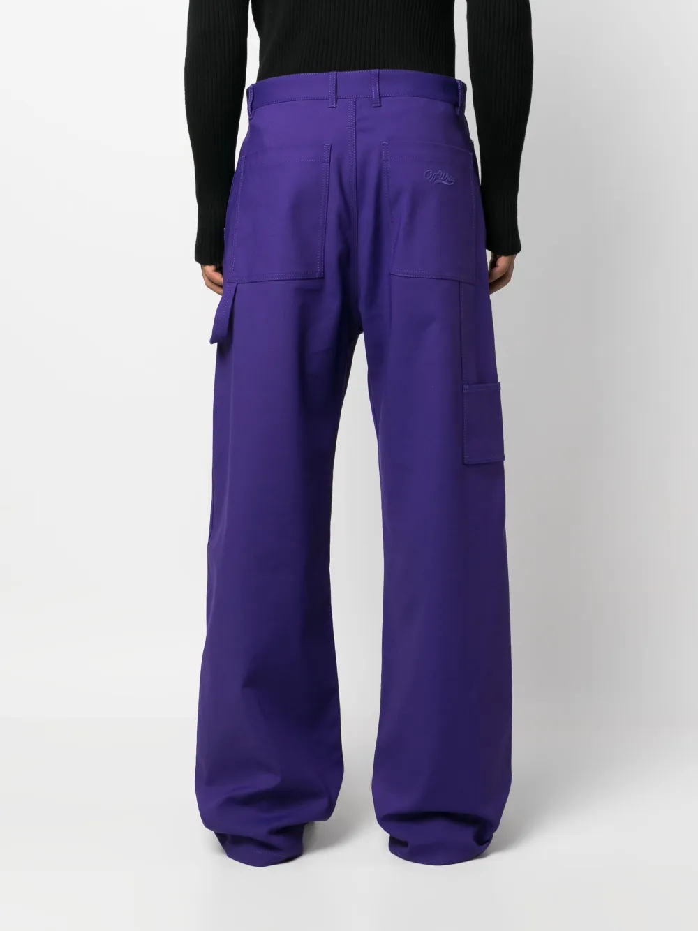 Off-White Wave Off ワイドパンツ - Farfetch