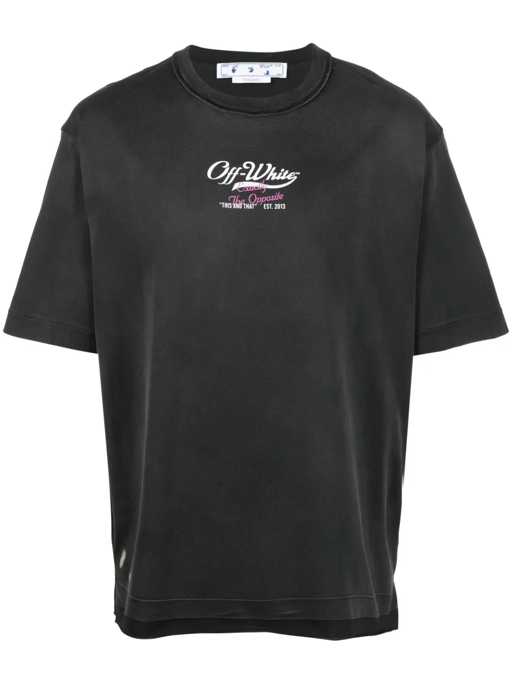 Off-White Wave Off Raw Over Skate T-shirt - Farfetch