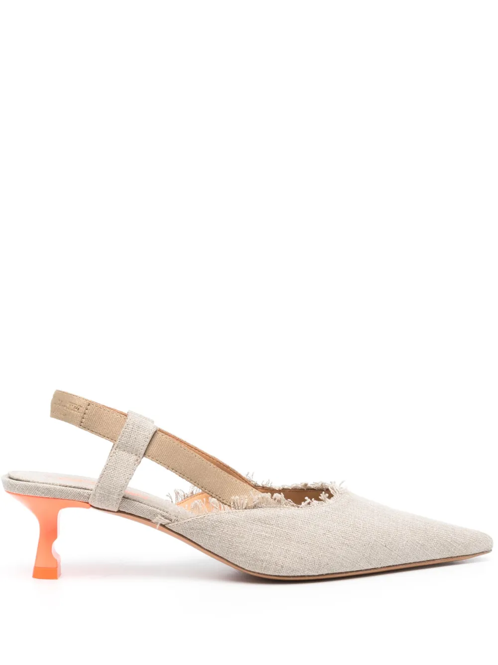 Off-White Pop Lollipop Slingback Pumps | Neutrals | FARFETCH UK