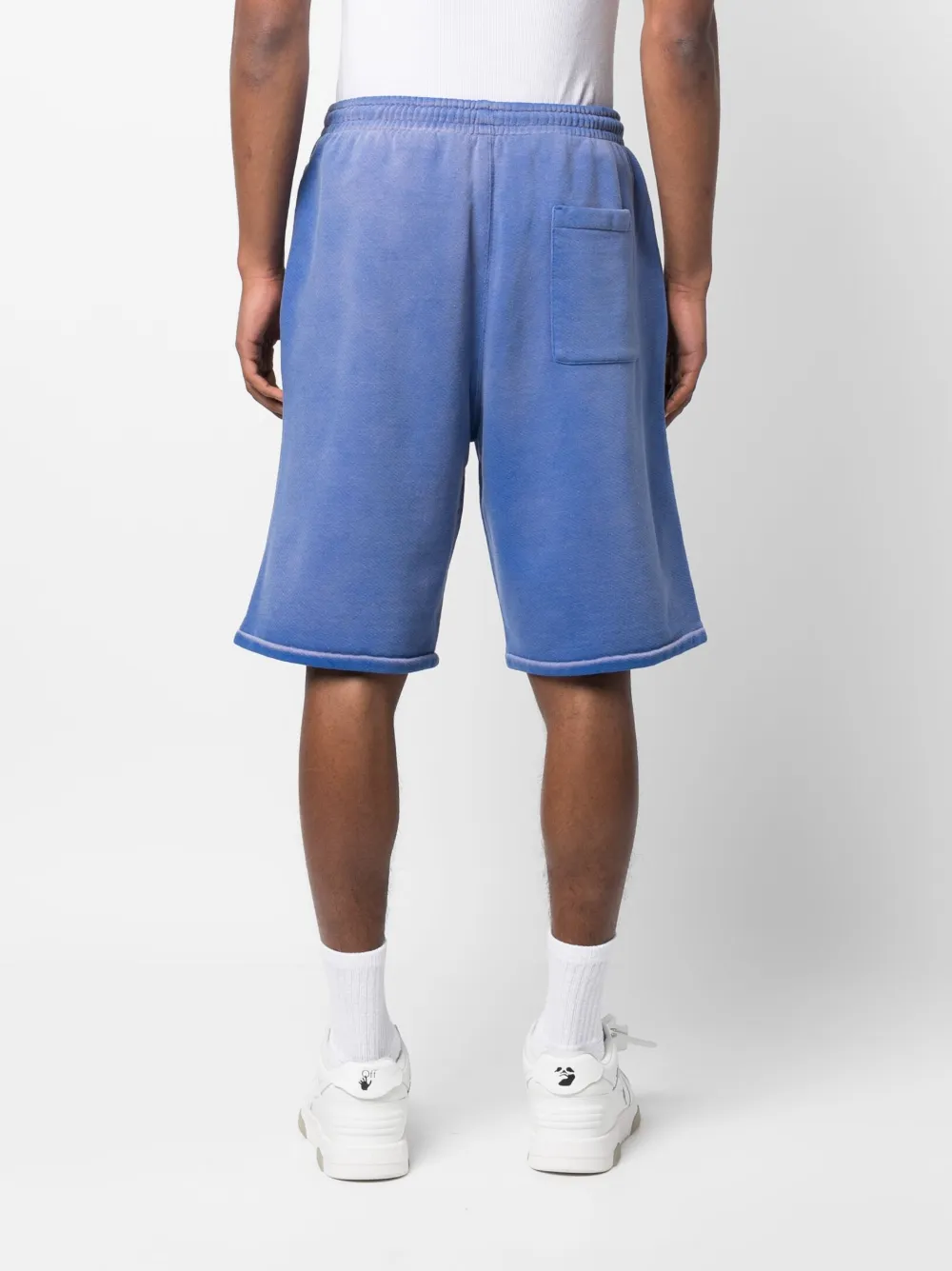 Off-White Wave Off Skate Cotton Track Shorts - Farfetch