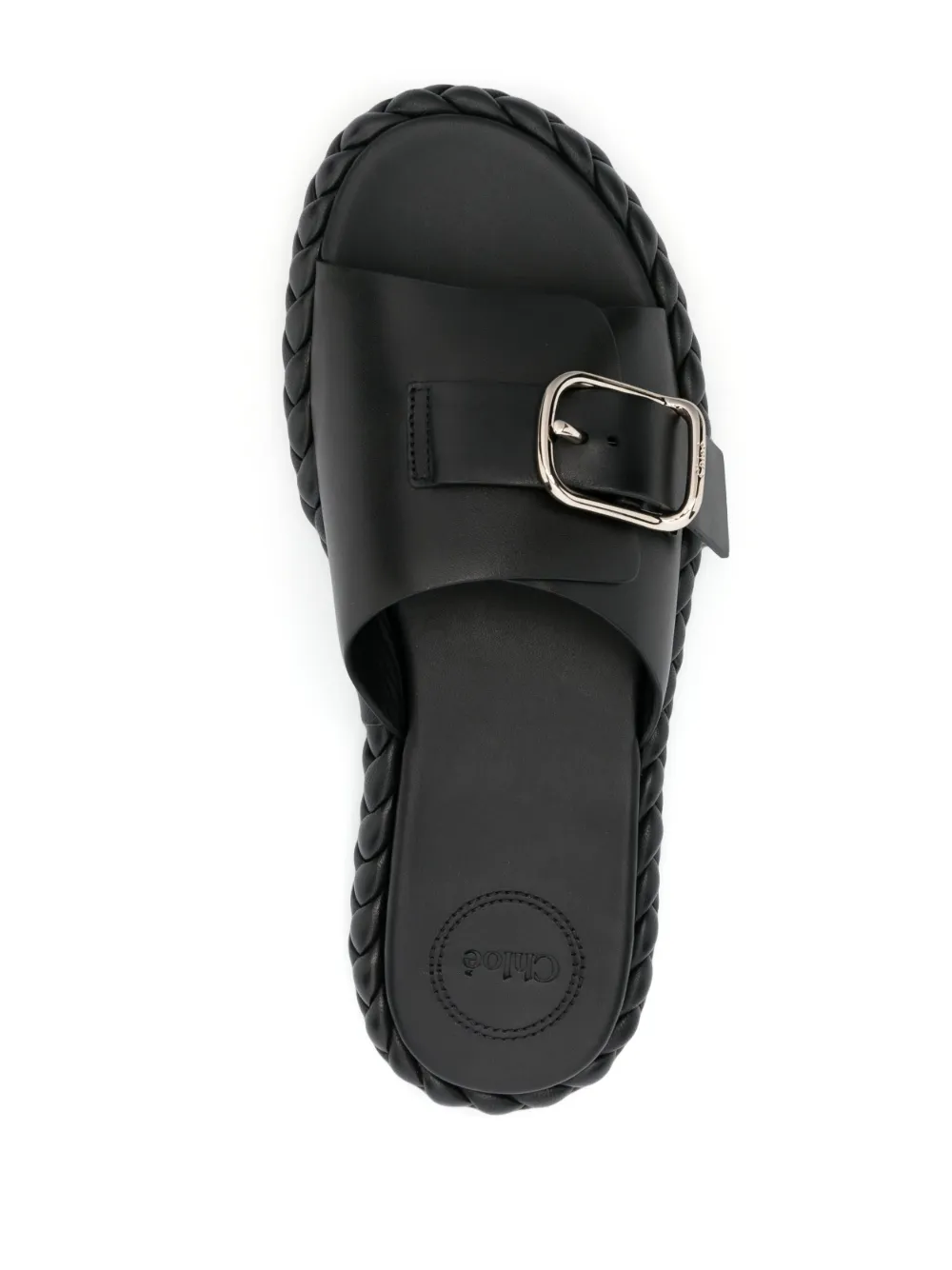 Chloé Pantoletten Pip Aus Leder In Black | ModeSens