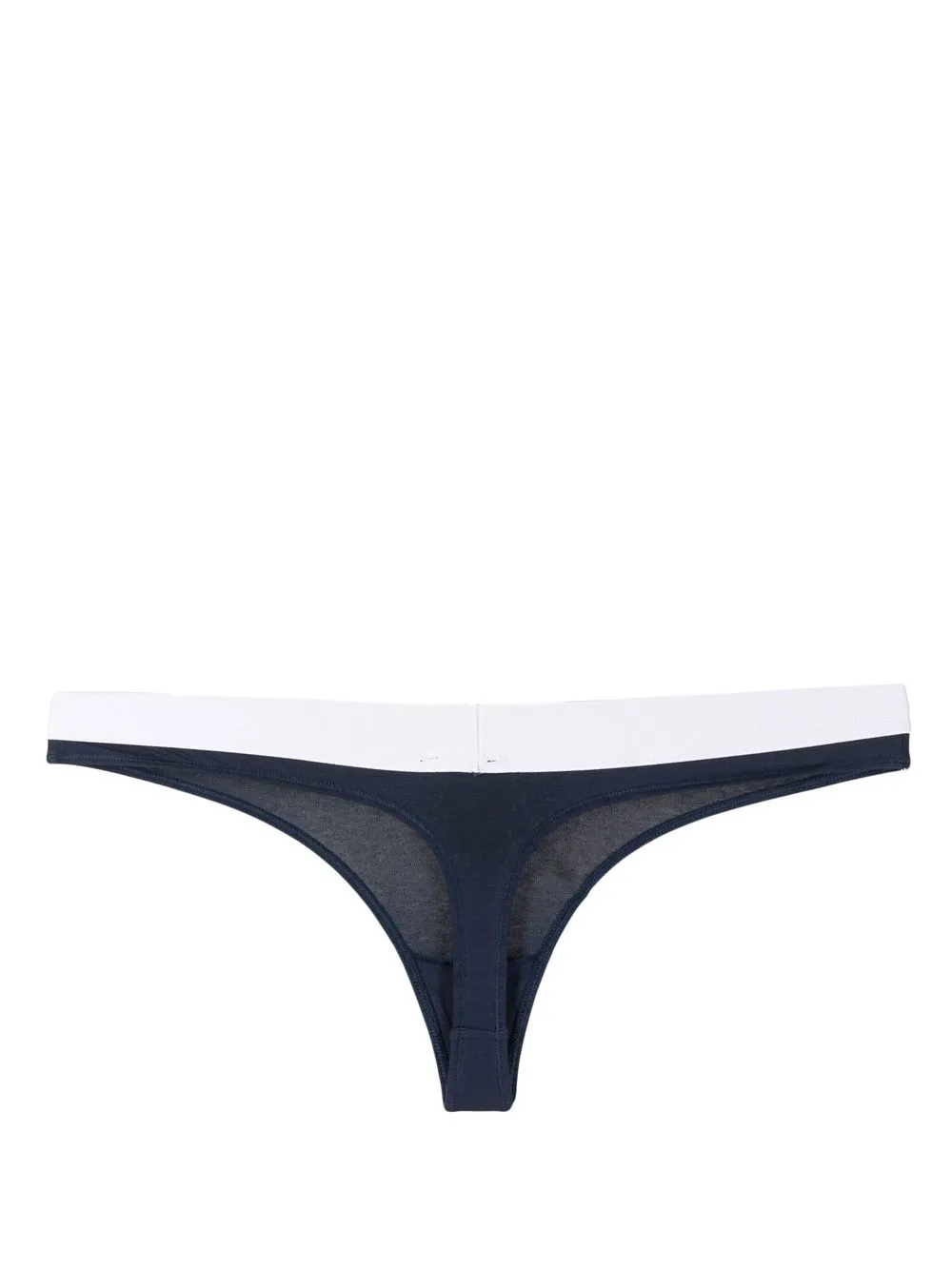 Jacquemus Le String Logo-waistband Thong In Blue | ModeSens