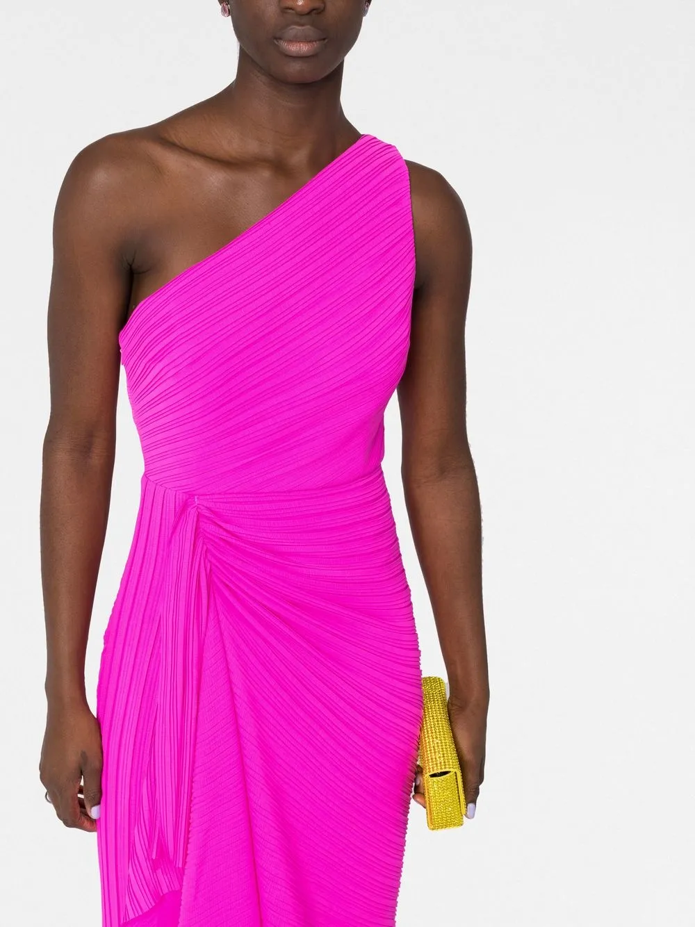 Solace London Robe Longue Drapé à Une Épaule - Farfetch