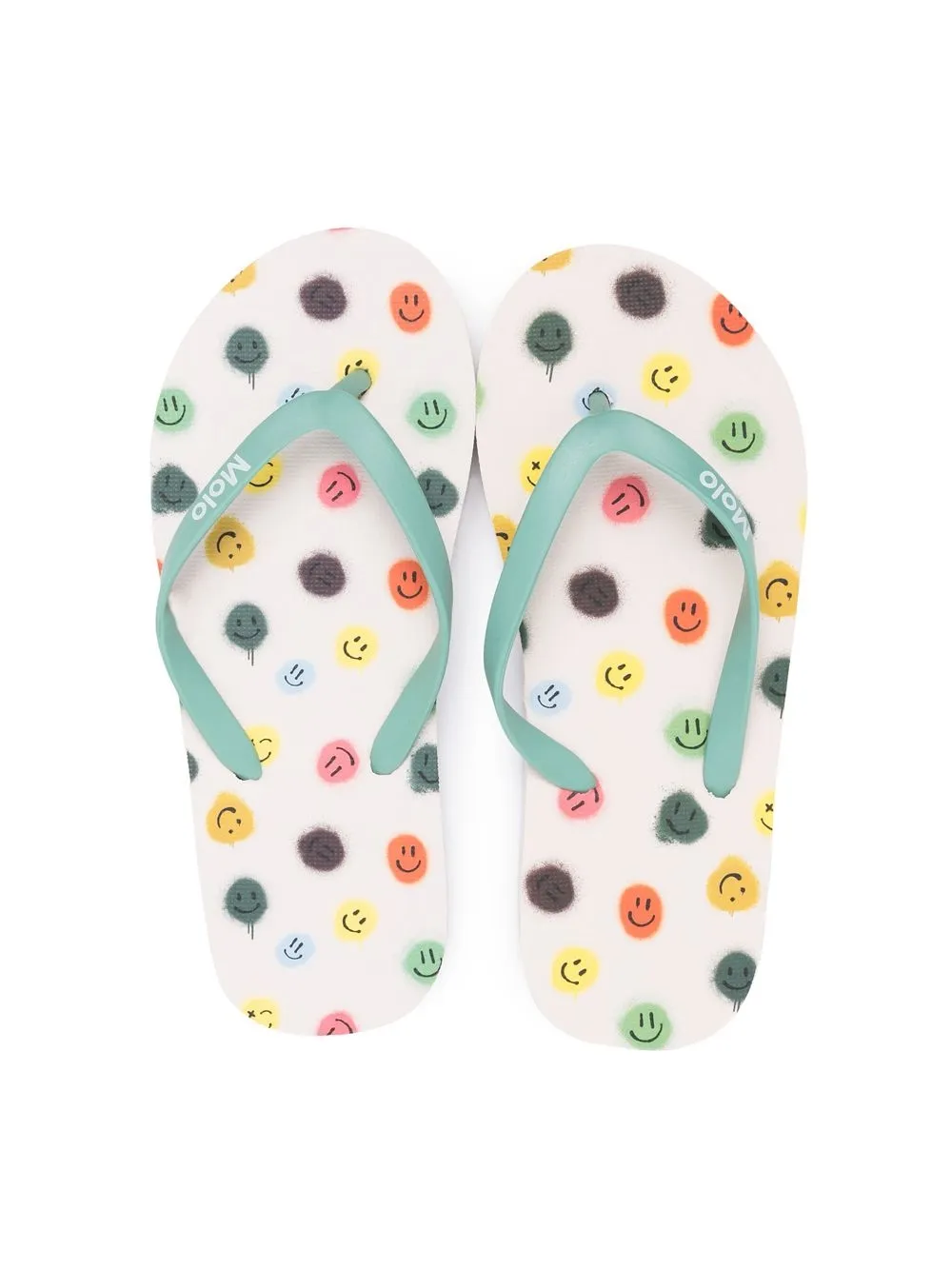 Molo Flip-Flops Mit Smiley-Print | Nude | FARFETCH DE