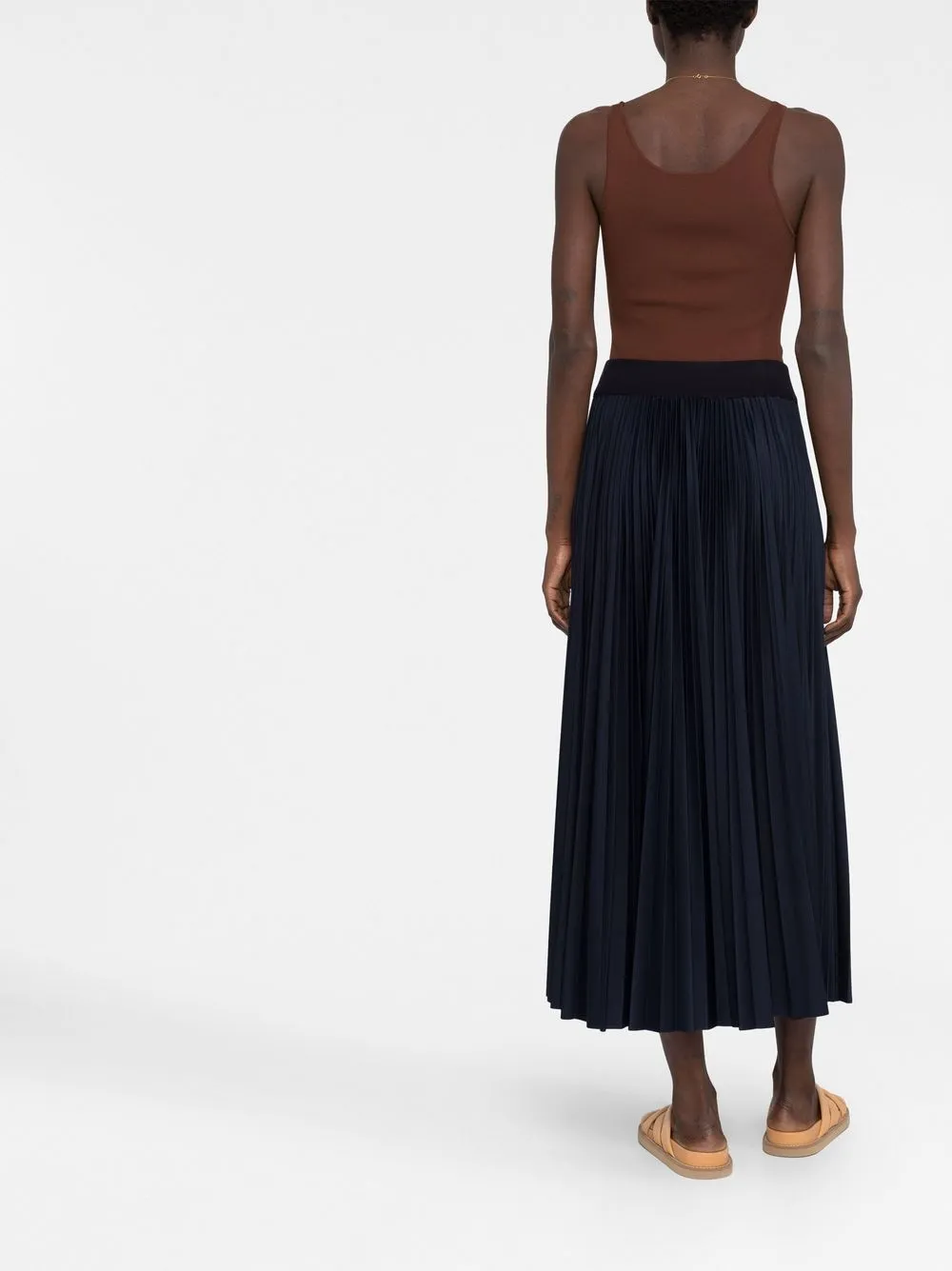 Fabiana Filippi Pleated Midi Skirt Farfetch