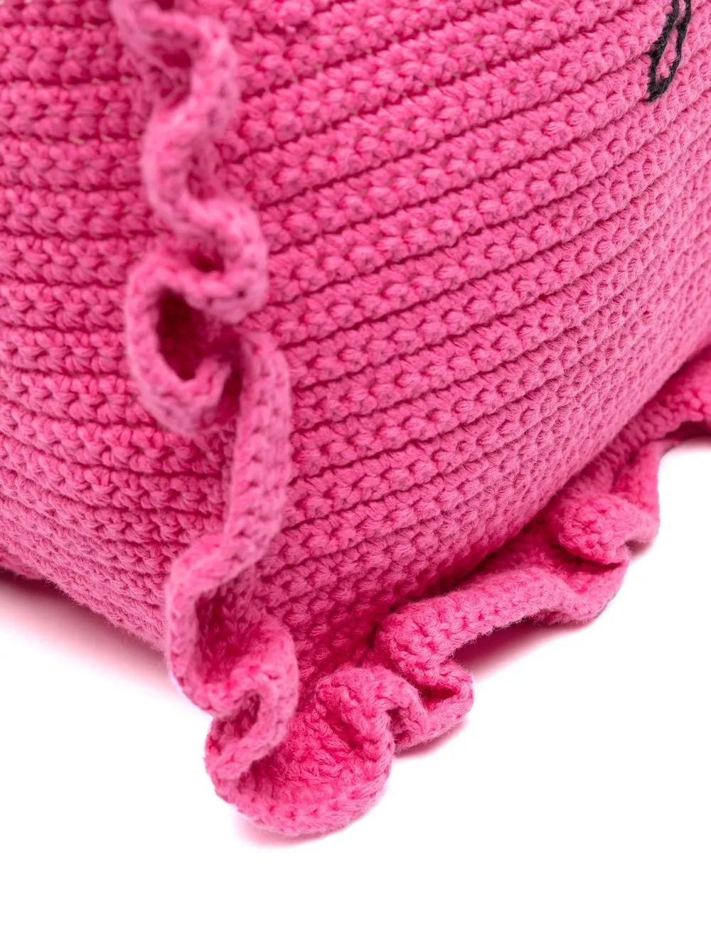 GANNI chunky-knit Tote Bag | Pink | FARFETCH