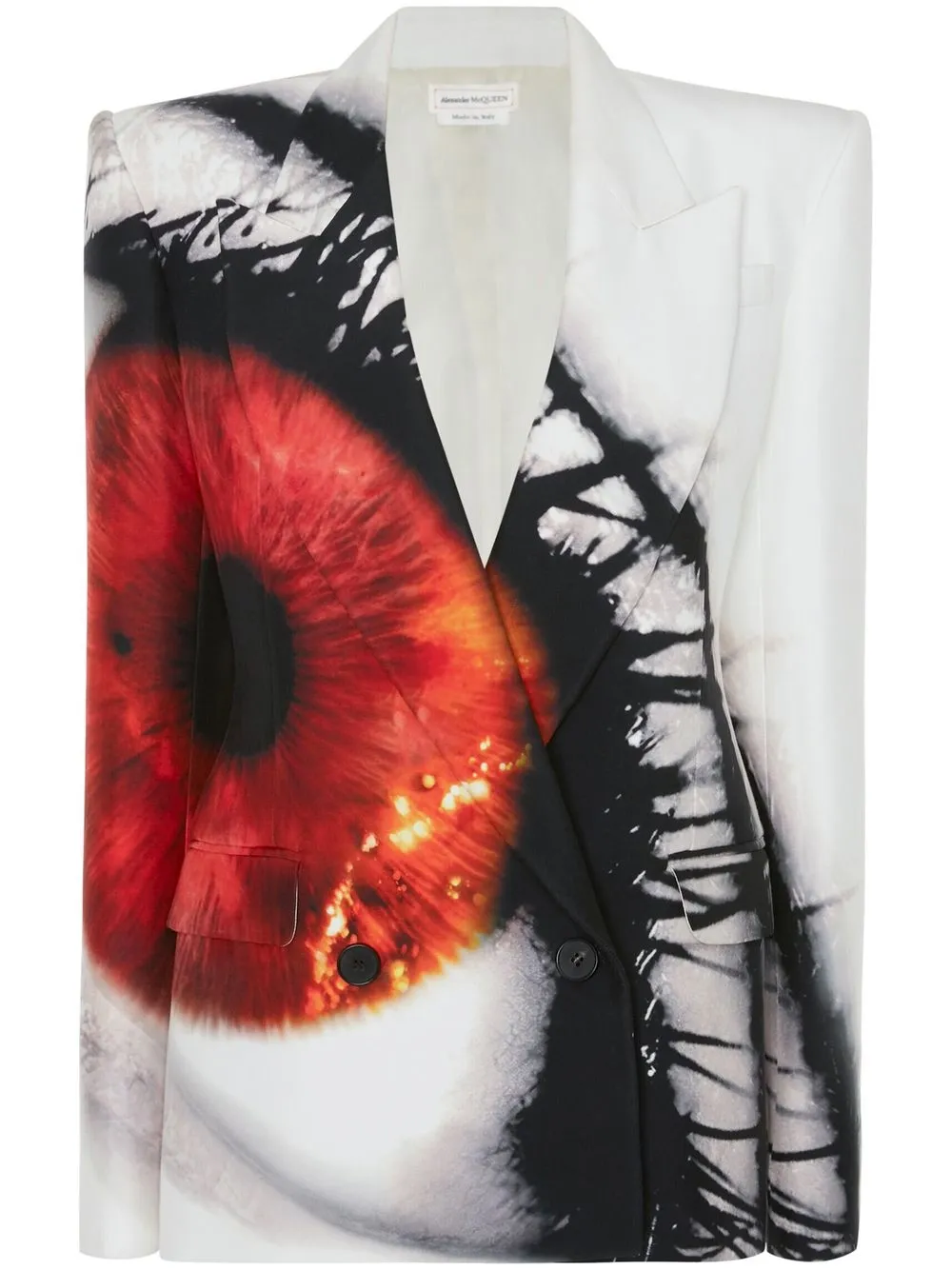 Alexander McQueen graphic-print Tailored Blazer - Farfetch