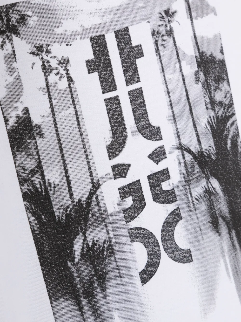 HUGO KIDS Palm trees-print T-shirt - Farfetch