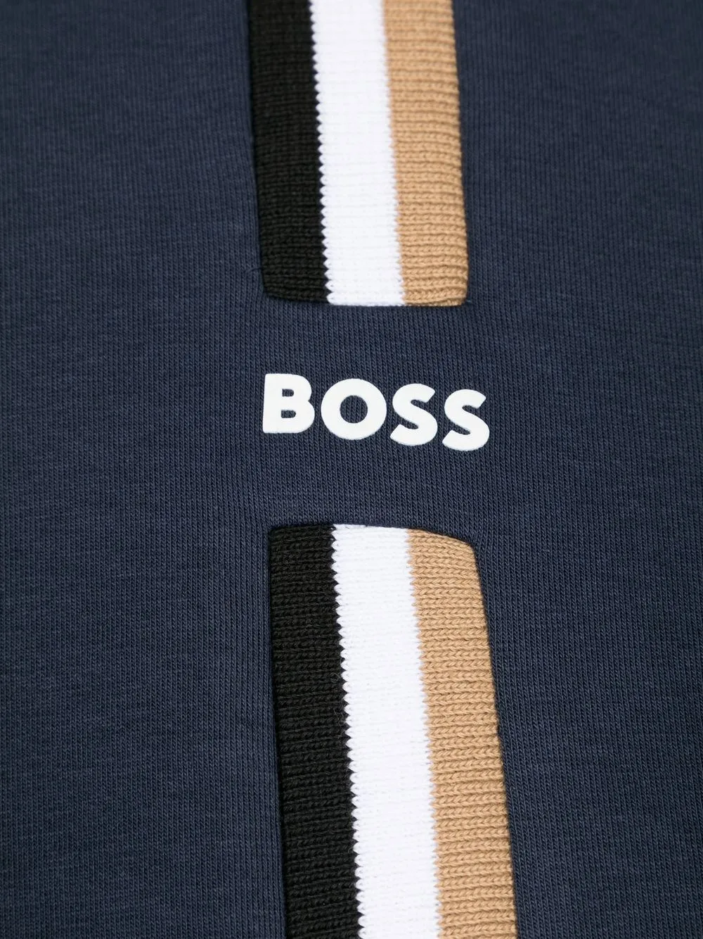 BOSS Kidswear logo-embossed Hooded Jacket | Blue | FARFETCH