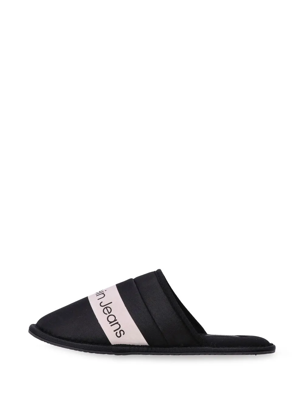 Calvin Klein Logo-print Slippers In 黑色 | ModeSens