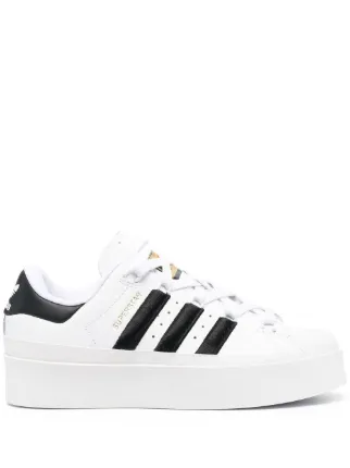 Adidas logo-patch lace-up Sneakers | White | FARFETCH