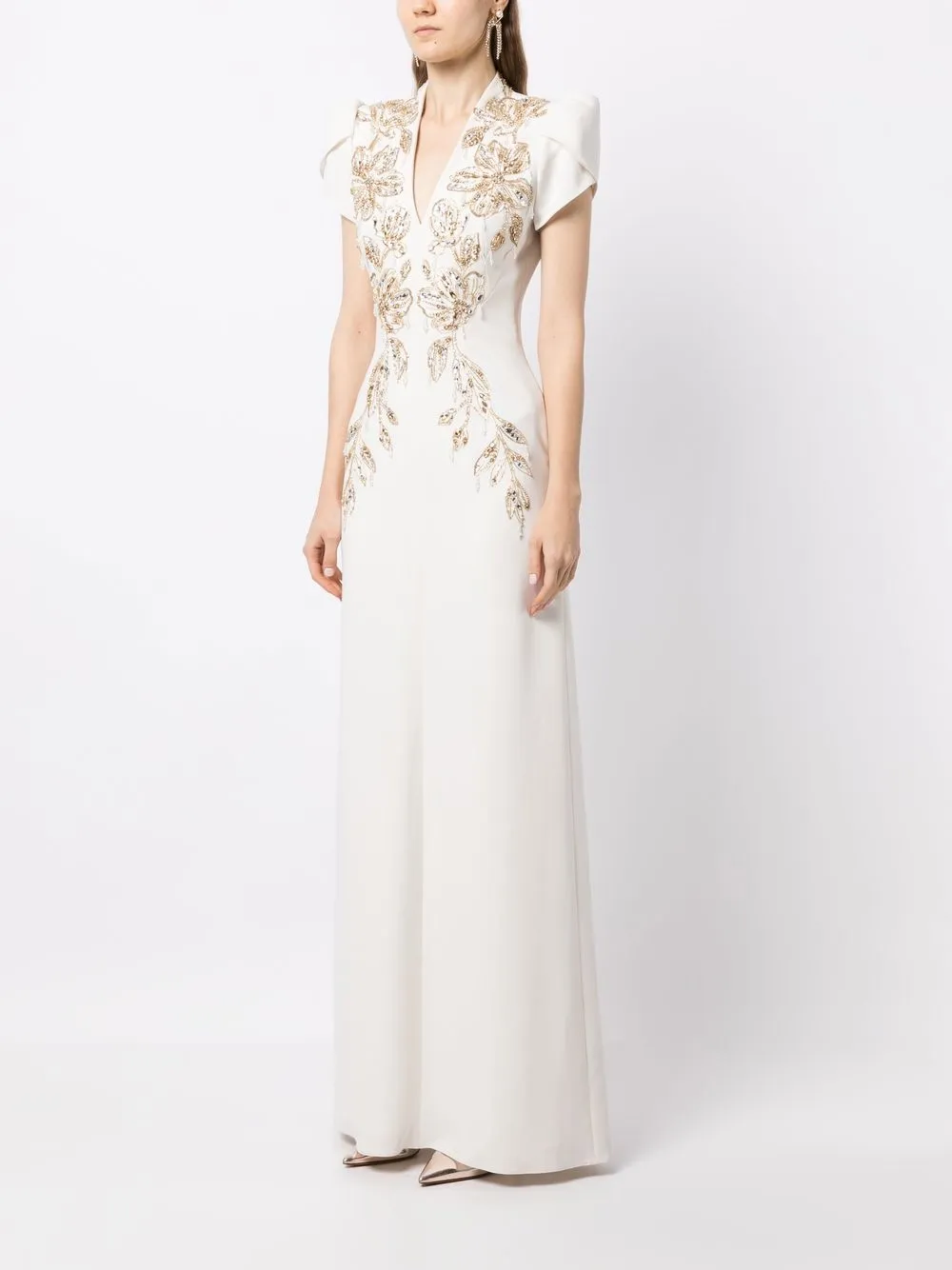 Jenny Packham Dreamland Embroidered Gown - Farfetch