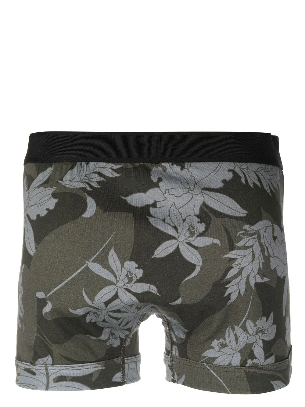 Tom Ford Floral Print Boxer In Green Modesens
