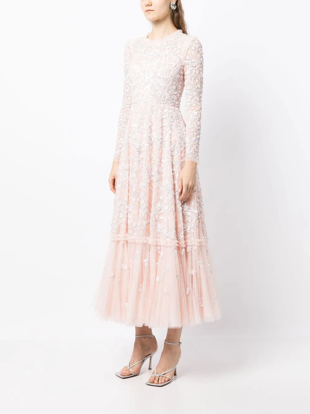 Needle And Thread Alina Sequin Midi Dress Farfetch