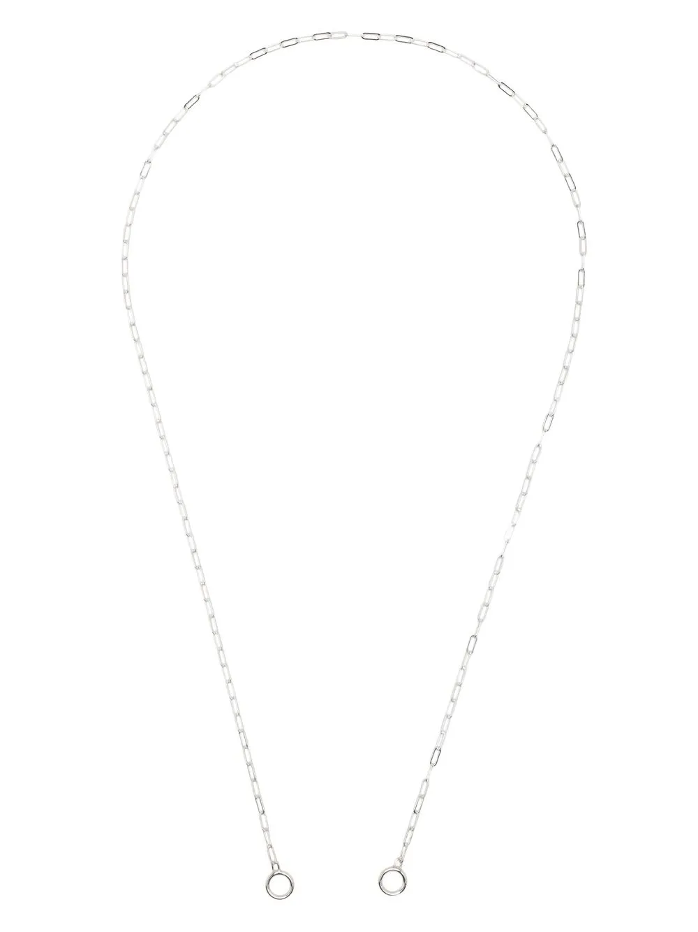 Marla Aaron Sterling Silver square-link Chain Necklace - Farfetch