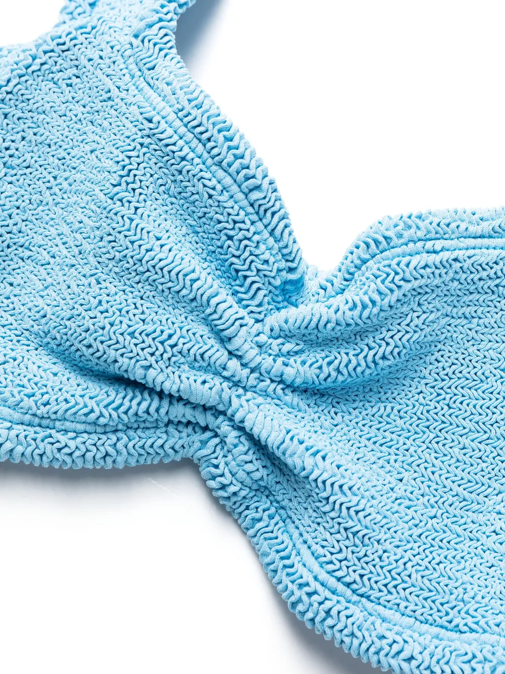 Hunza G Taylor seersucker-texture Bikini - Farfetch