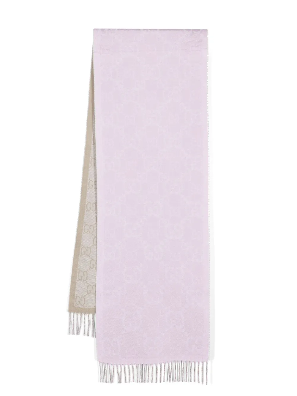 Gucci GG Damier-jacquard Scarf - Farfetch