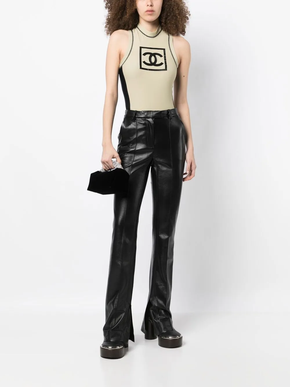 Chanel Pre-Owned 2003 CC Sports Line tank top | Smart Closet