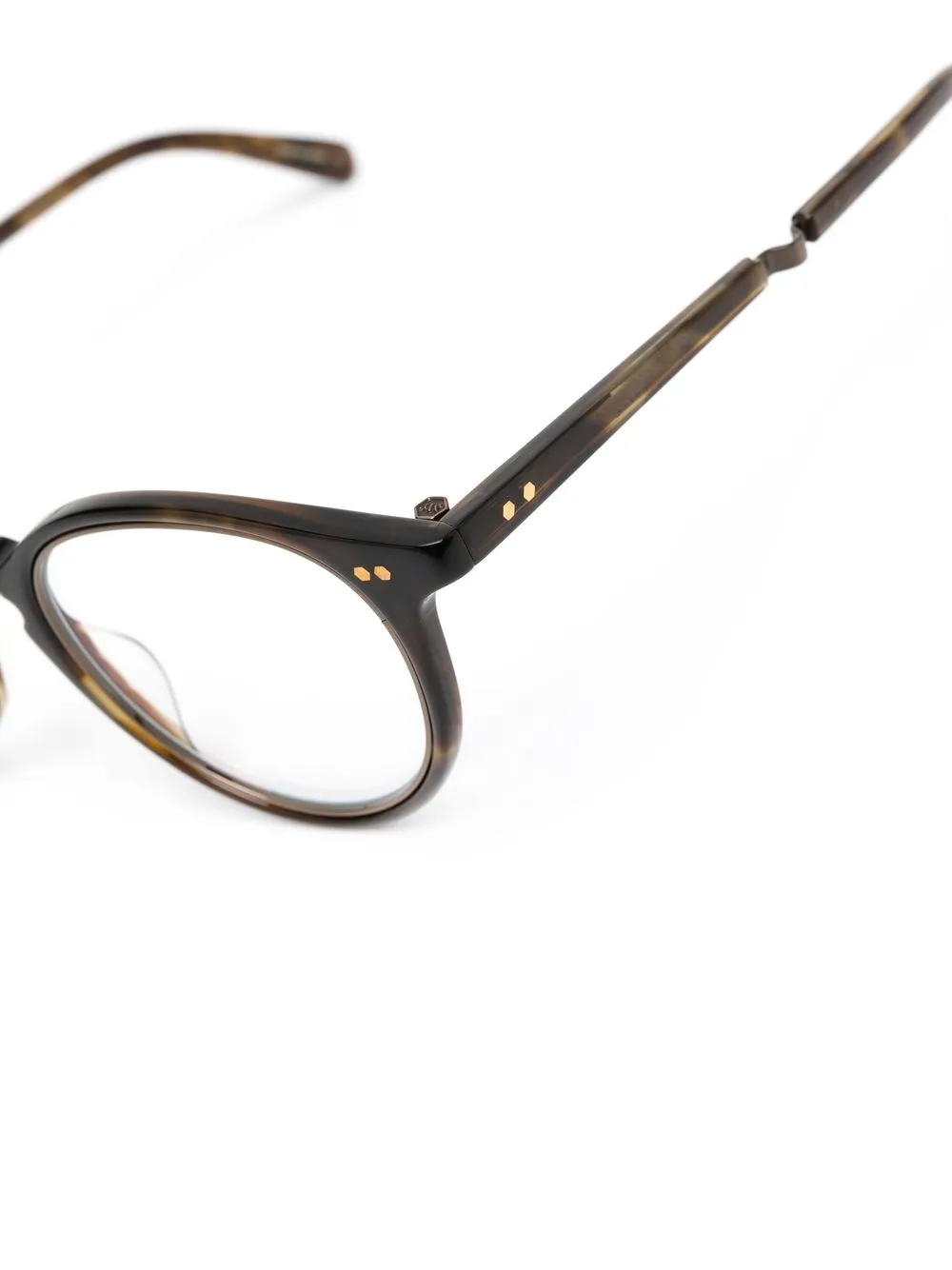 Garrett Leight Round frame Glasses Farfetch