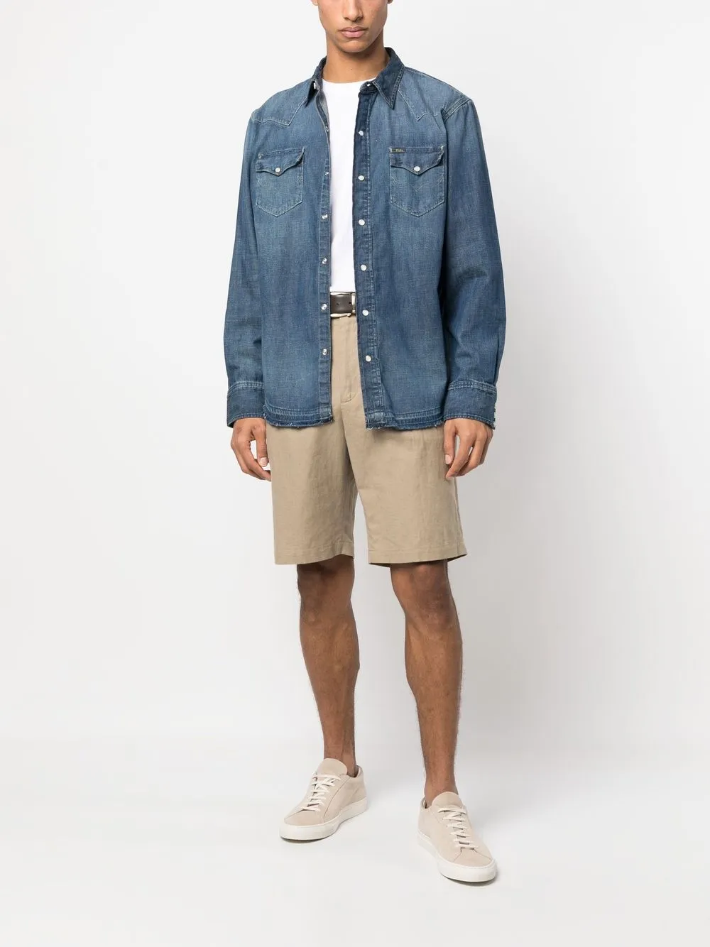 Polo Ralph Lauren button-up Denim Shirt - Farfetch Polo Ralph Lauren button-up Denim Shirt - Farfetch