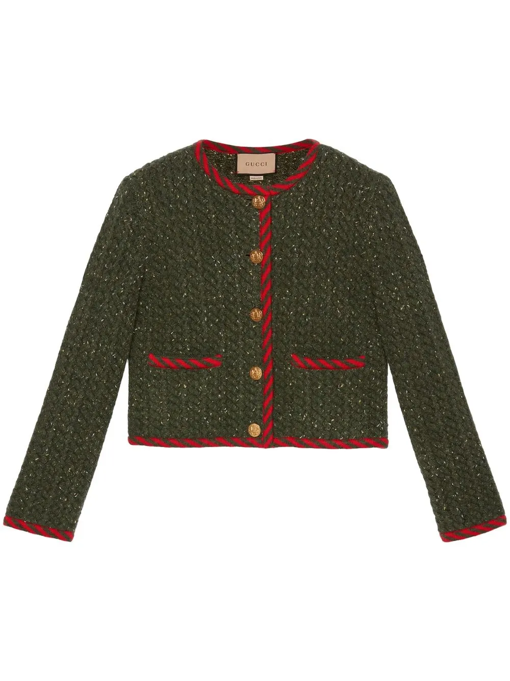 Gucci Jacke Mit Zopfmuster | ModeSens
