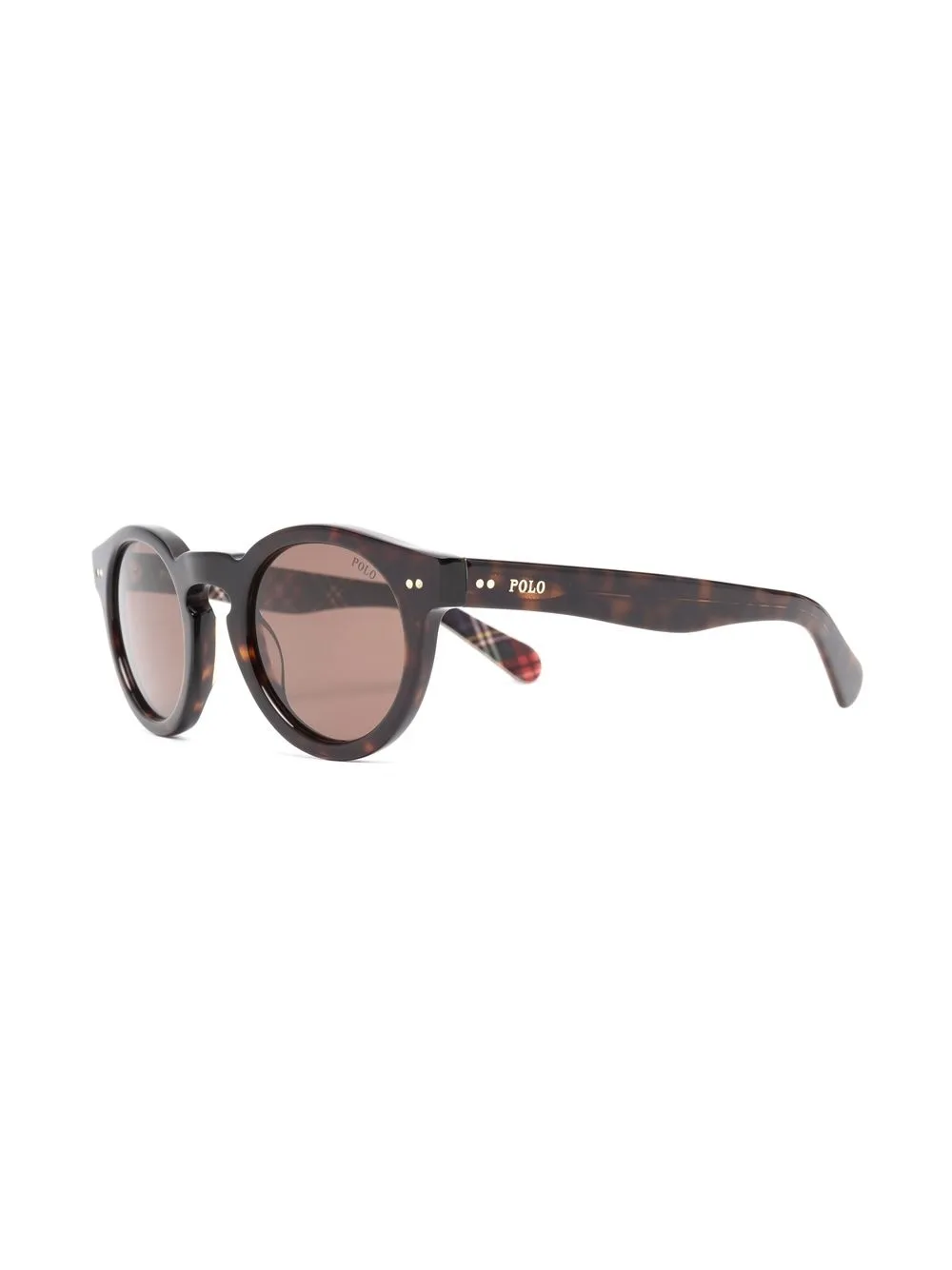 Polo Ralph Lauren round-frame Sunglasses | Brown | FARFETCH UK